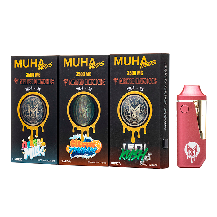 MUHA MEDS MELTED DIAMONDS DISPOSABLE 3.5G – V Hatch Services