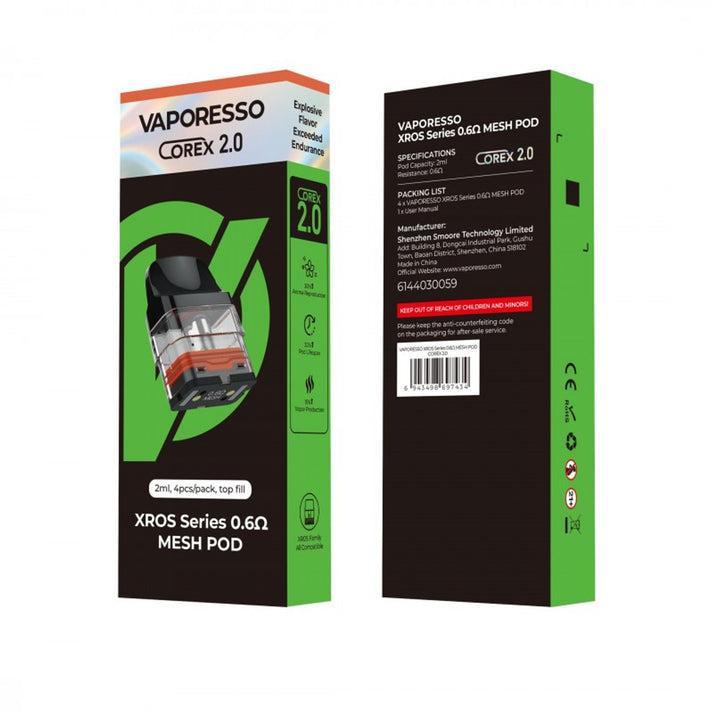Vaporesso XROS Mesh Pods 4pk – V Hatch Services