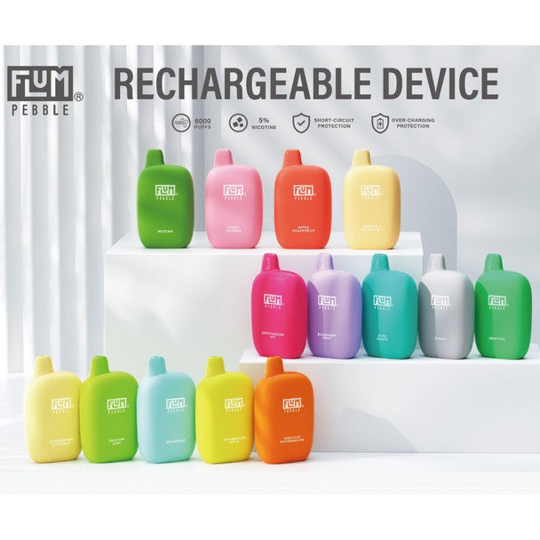 Flum Pebble Rechargeable Vape - Flum Pebble Vape Flavors - Vapor Hatch ...